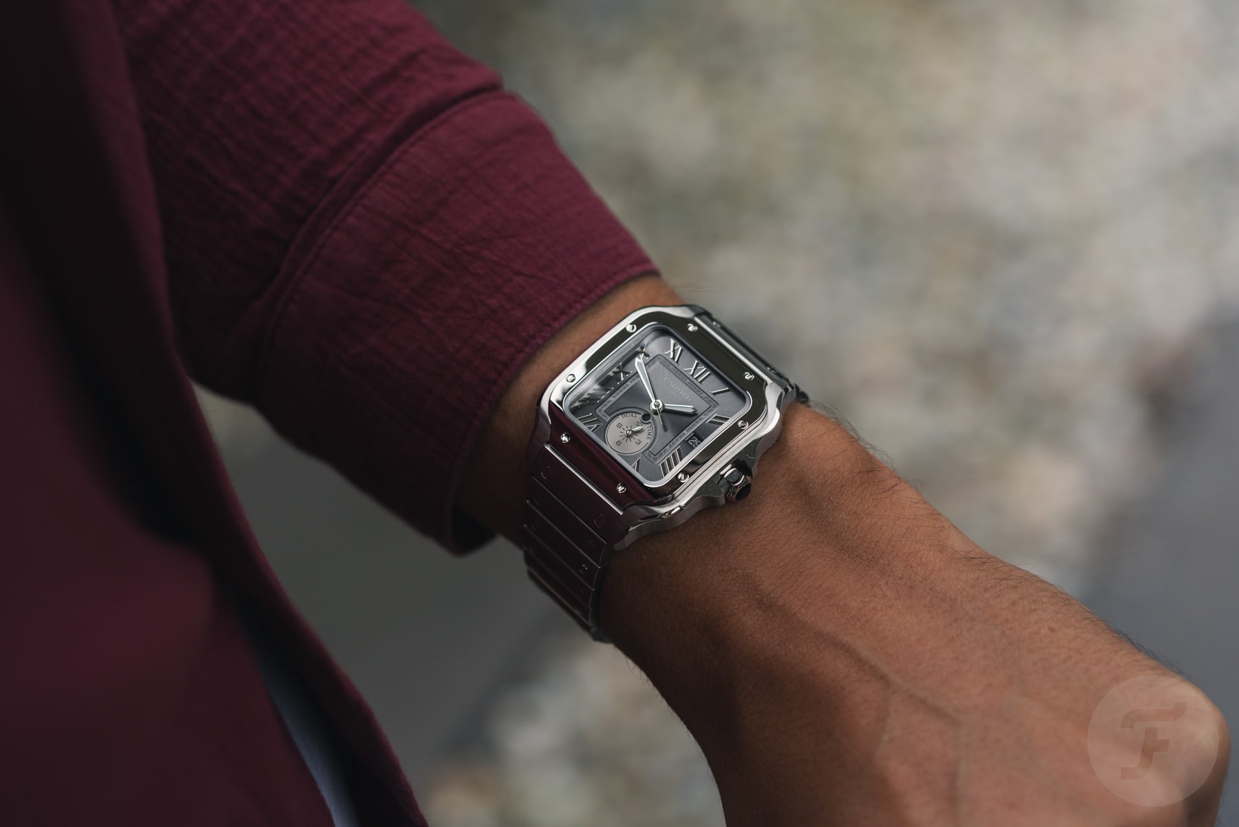 【F】Hands-On: The Cartier Santos De Cartier Dual Time