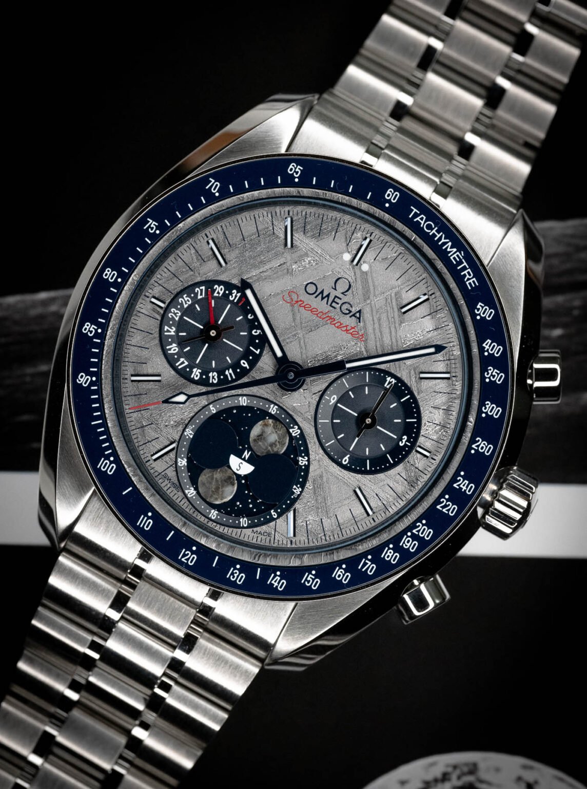 The New Omega Speedmaster Moonphase Meteorite Watches!