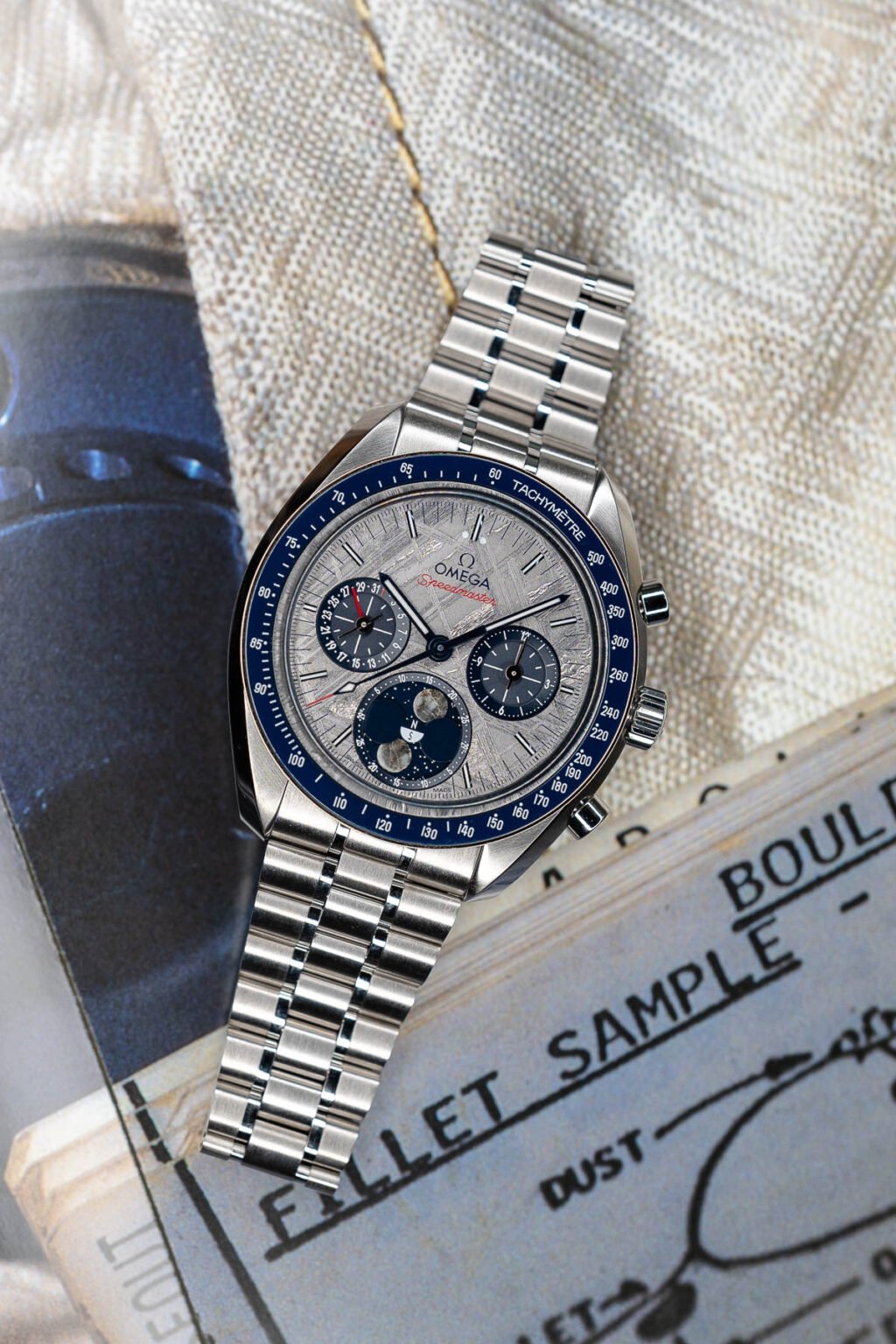 The New Omega Speedmaster Moonphase Meteorite Watches!