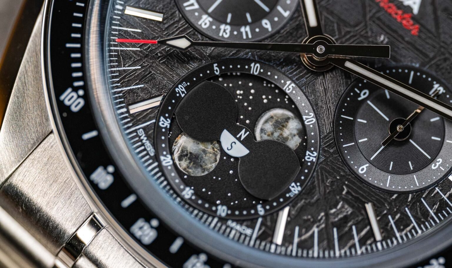 The New Omega Speedmaster Moonphase Meteorite Watches!