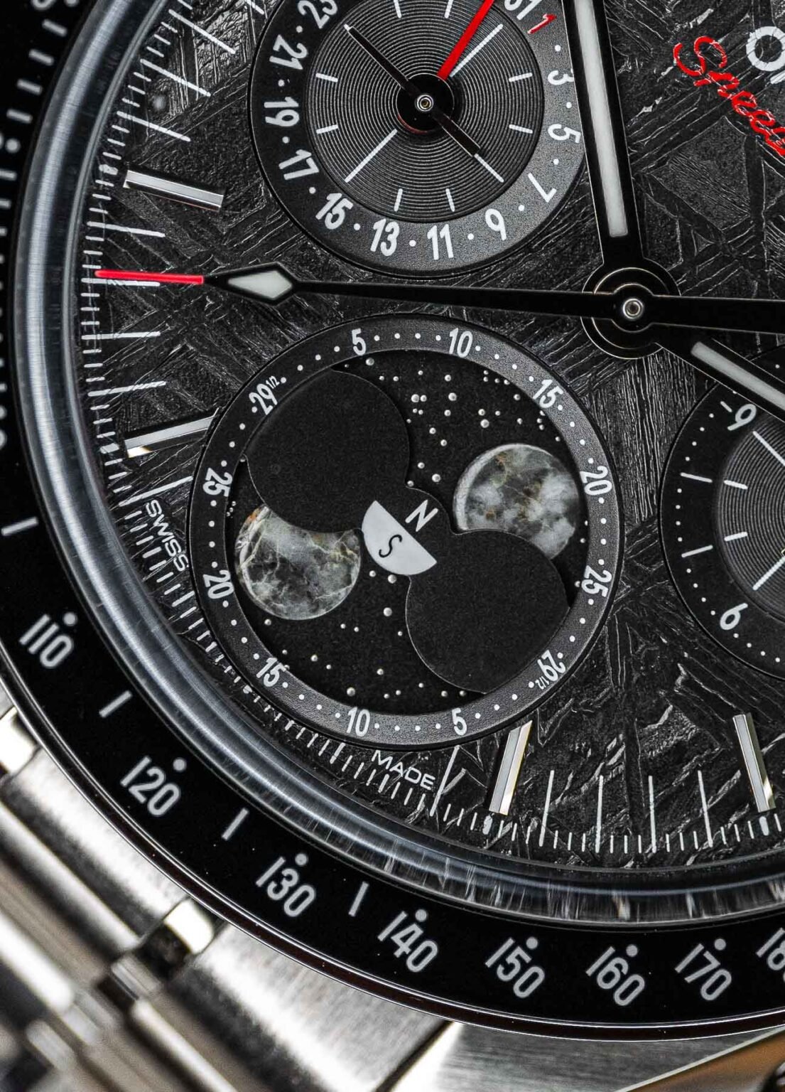 The New Omega Speedmaster Moonphase Meteorite Watches!