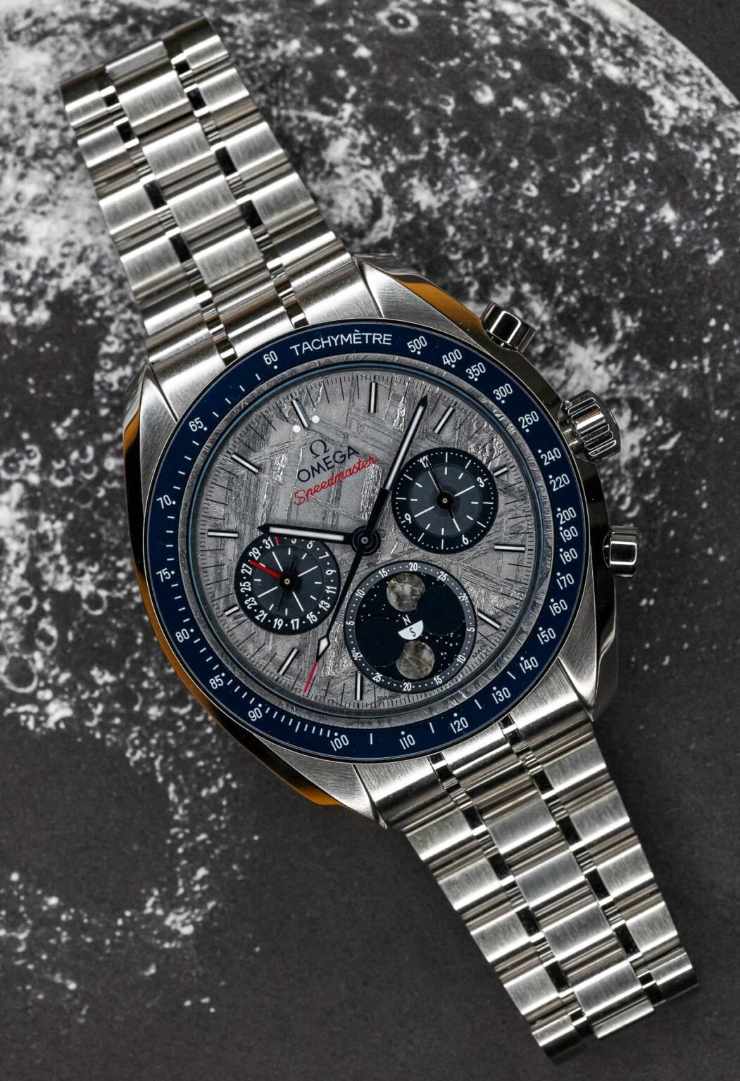 The New Omega Speedmaster Moonphase Meteorite Watches!