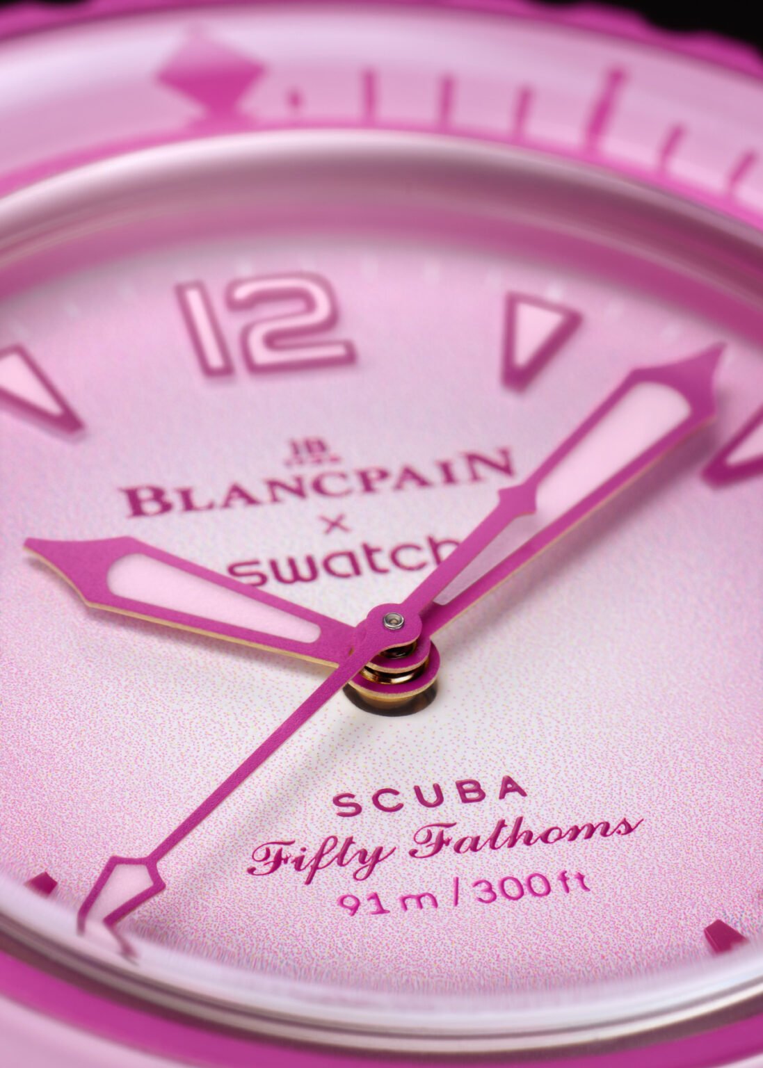 【F】 New: Blancpain × Swatch Scuba Fifty Fathoms Pink Ocean