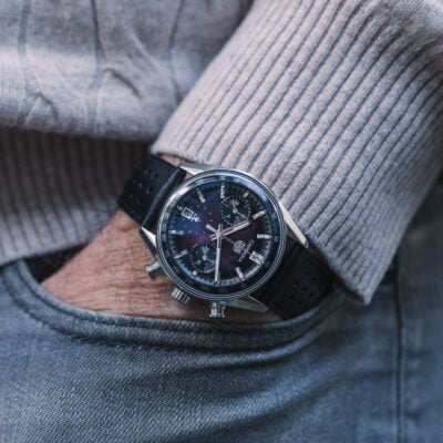 【F】TAG Heuer Carrera Chronograph Glassbox In Smoky Purple
