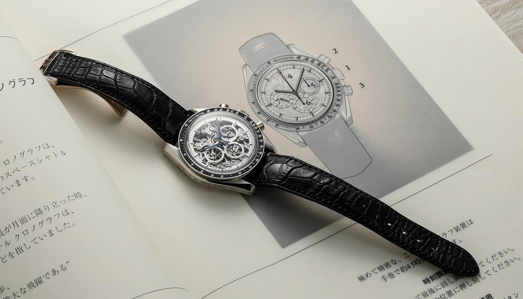 The 1994 Platinum Omega Speedmaster Skeleton By Armin Strom