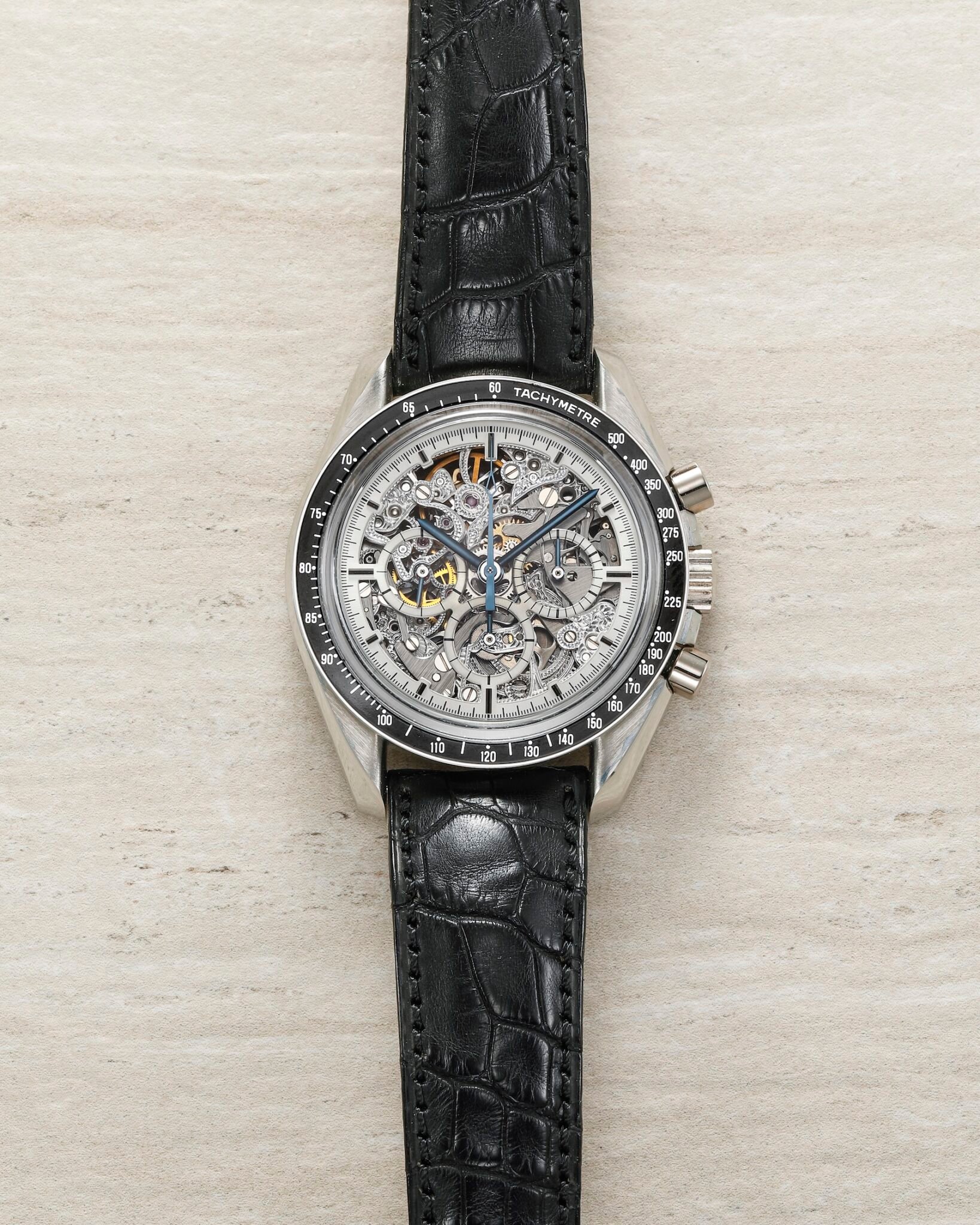 The 1994 Platinum Omega Speedmaster Skeleton By Armin Strom