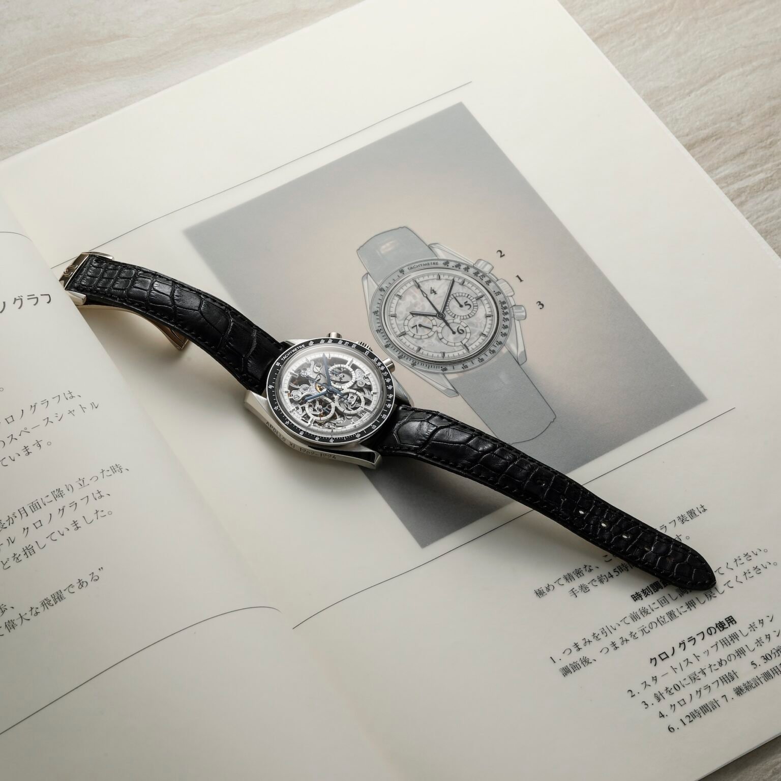 The 1994 Platinum Omega Speedmaster Skeleton By Armin Strom