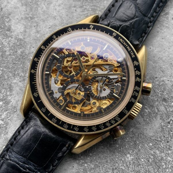 The 1994 Platinum Omega Speedmaster Skeleton By Armin Strom