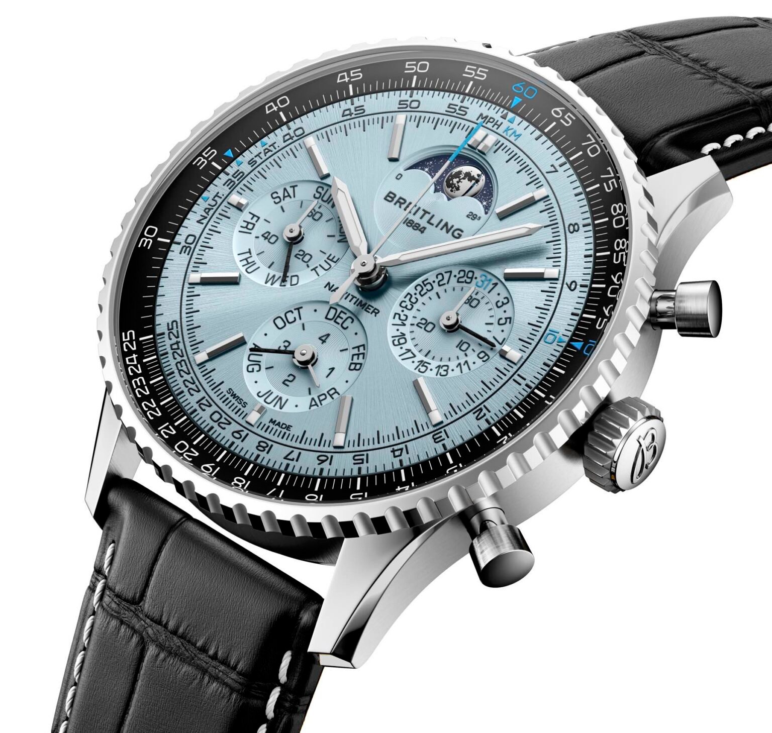 New: Breitling Navitimer B19 Chronograph 43 Perpetual Calendar