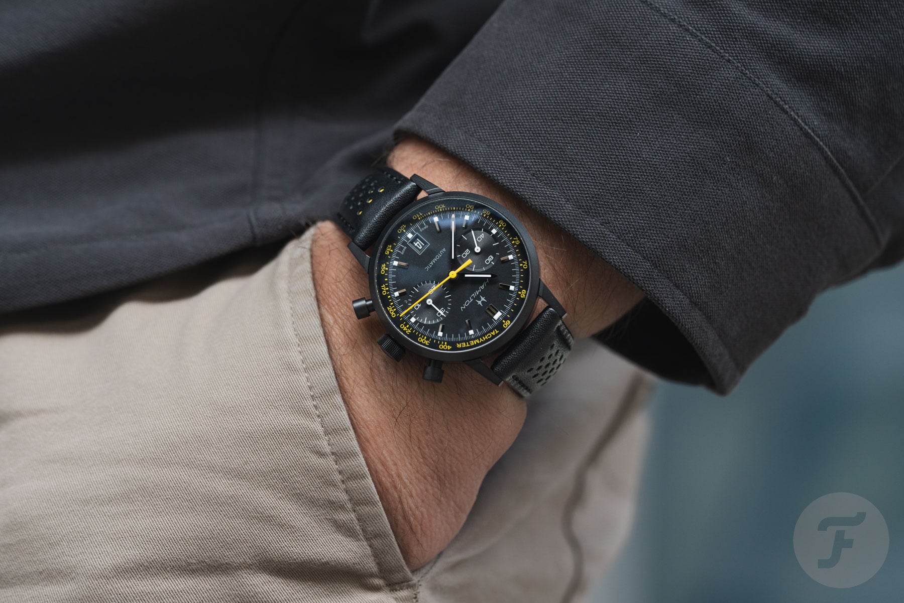 Hands-On: A Stealthy Trio Of Hamilton Intra-Matic Auto Chronos