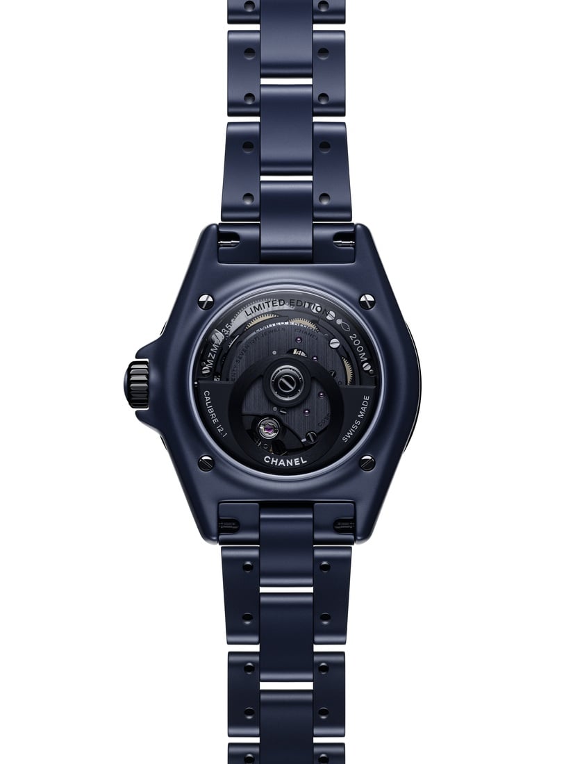 New: The Chanel J12 Bleu Collection In Matte Blue Ceramic