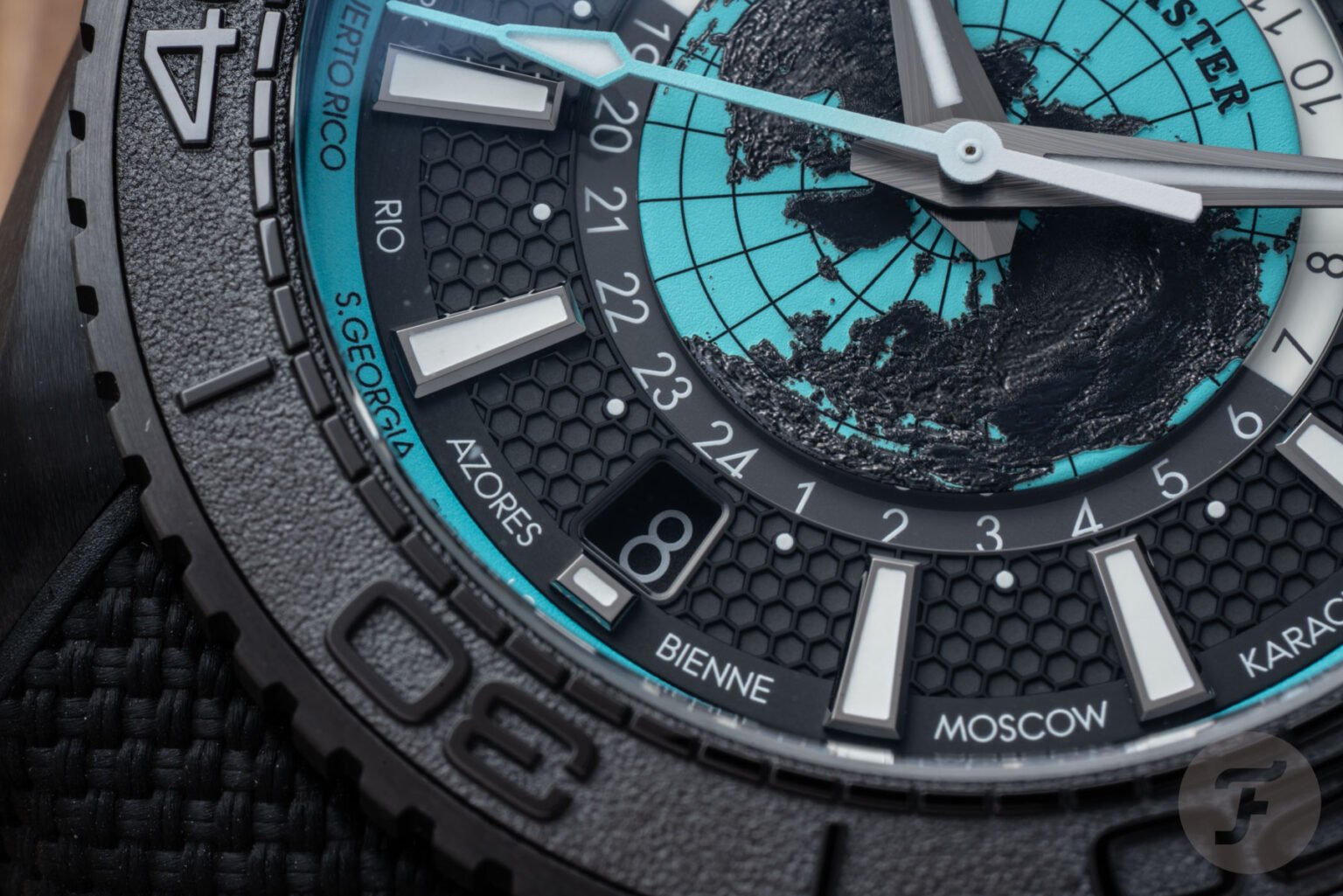 New: Omega Seamaster Planet Ocean Worldtimer Deep Black