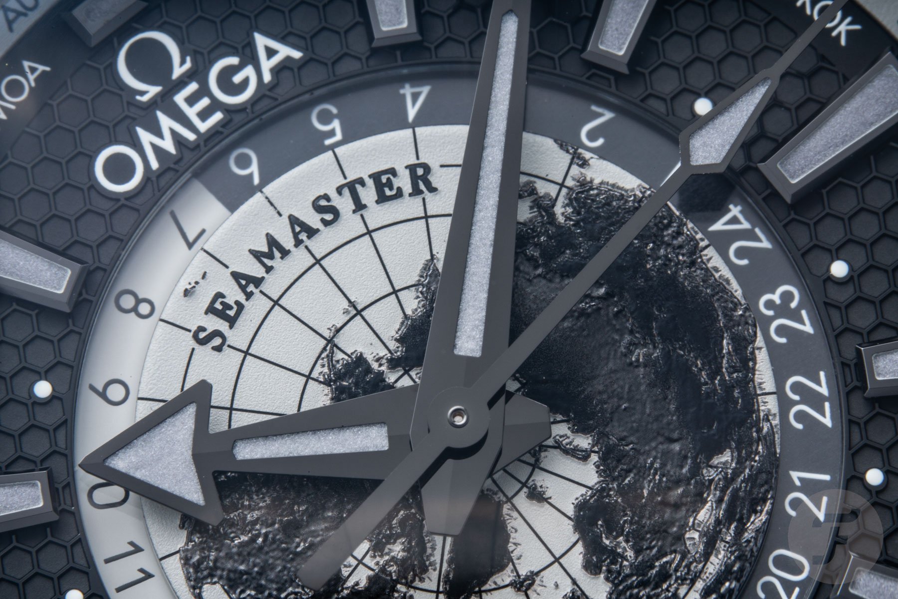 New: Omega Seamaster Planet Ocean Worldtimer Deep Black
