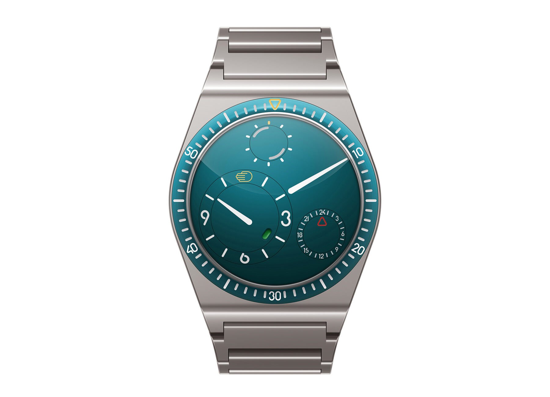 【F】New: The Ressence Type 7 Integrated-Bracelet Sports Watch