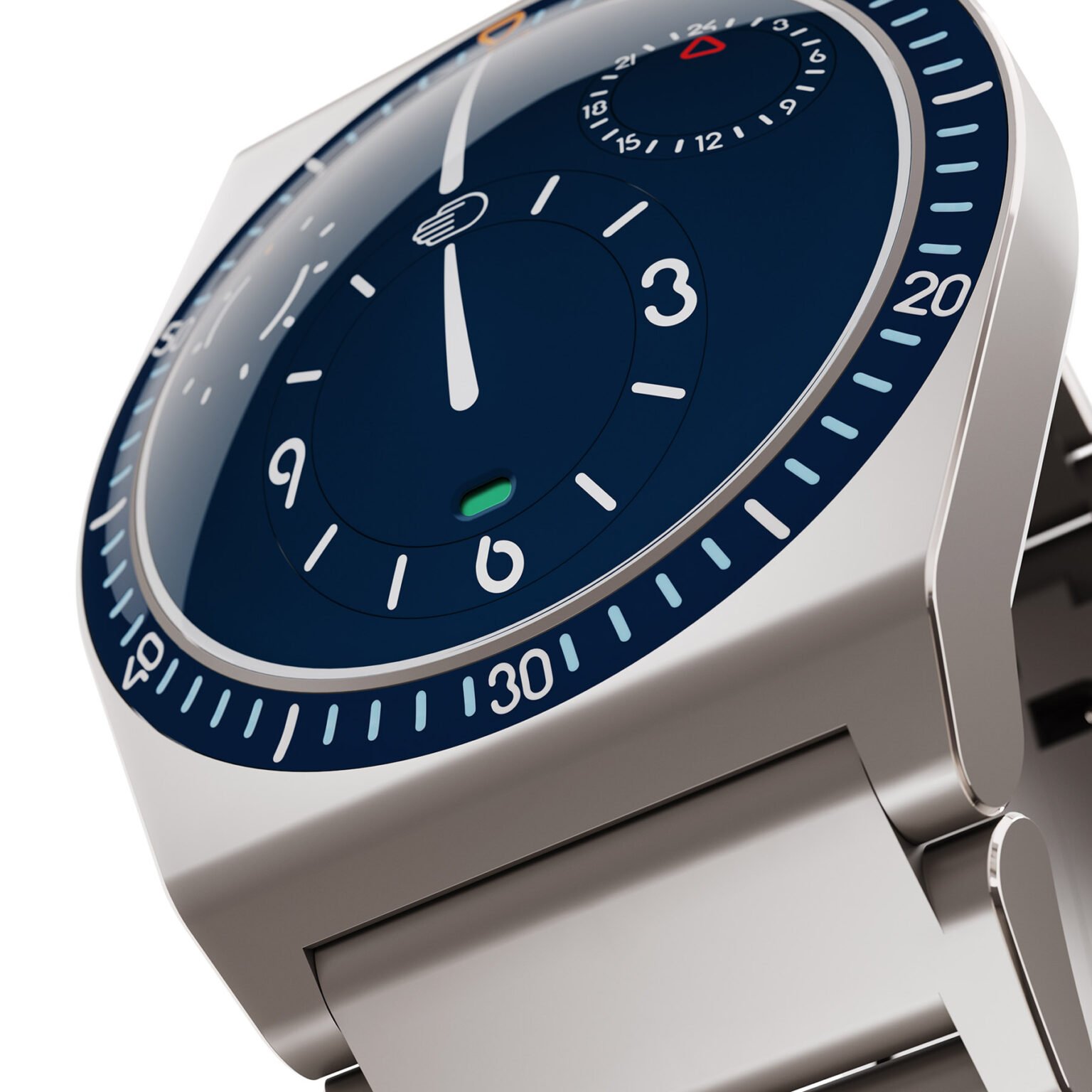 【F】New: The Ressence Type 7 Integrated-Bracelet Sports Watch