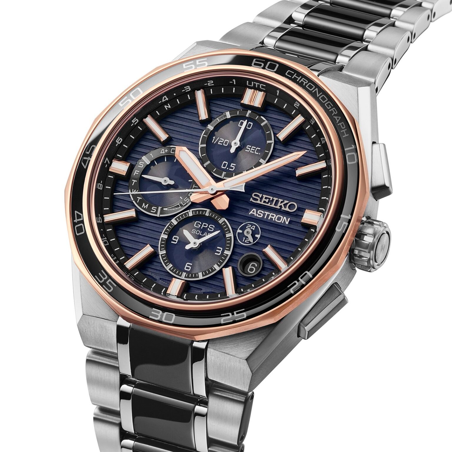 New Seiko Astron GPS Solar Dual-Time Chronograph 5X83 Models