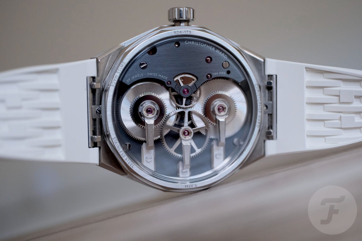 The New Christopher Ward C12 Loco Shows White Hot Ambition