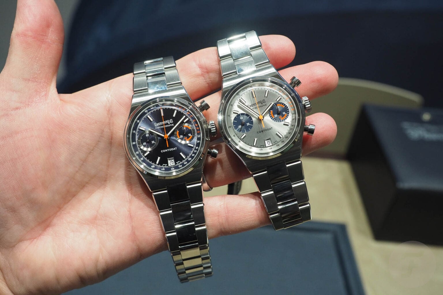 【F】The New Eberhard Contodat Chronograph And Automatic