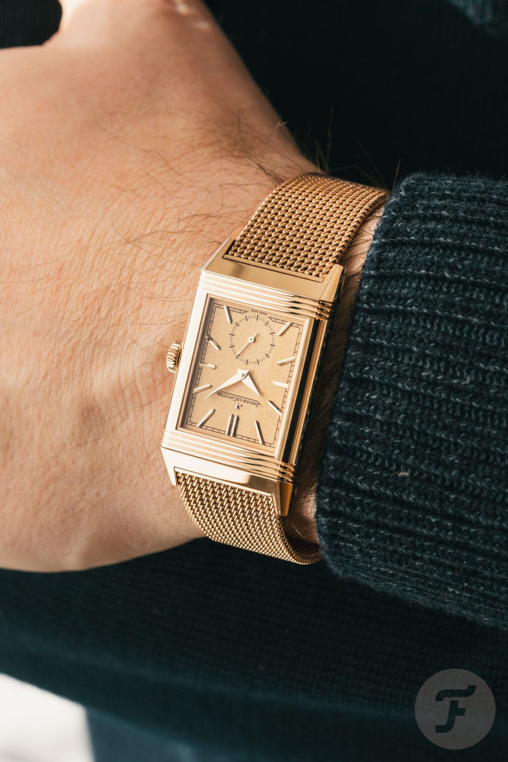 The New Pink Gold JLC Reverso Tribute Monoface Small Seconds
