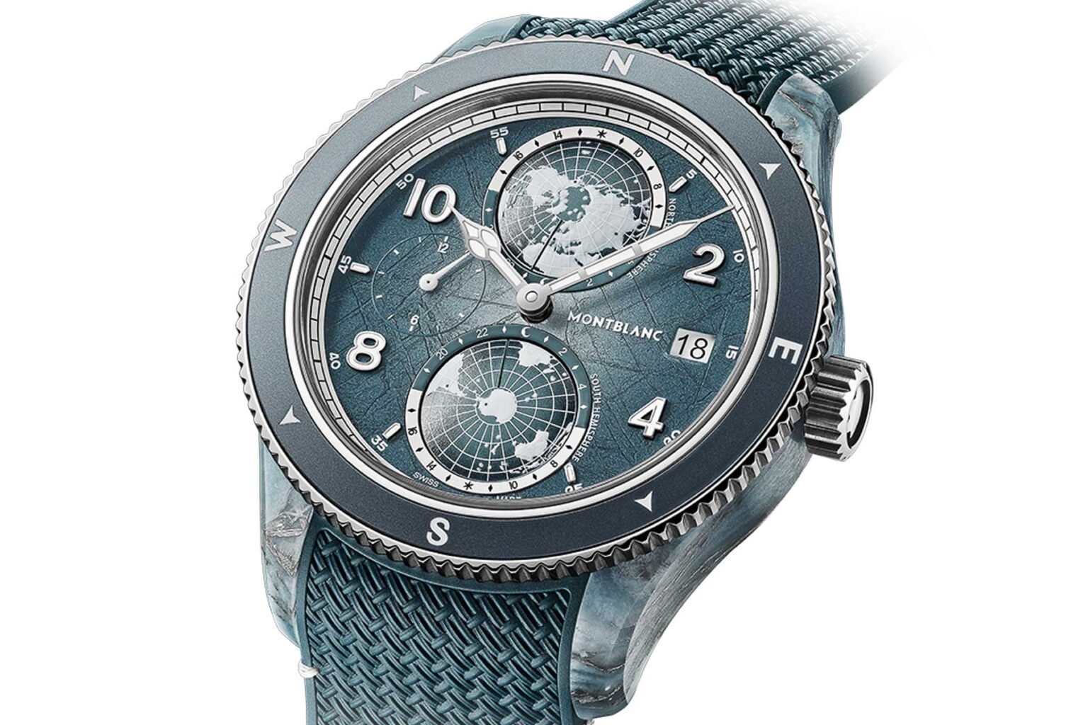 【F】 New: Montblanc 1858 Geosphere 0 Oxygen Mount Vinson