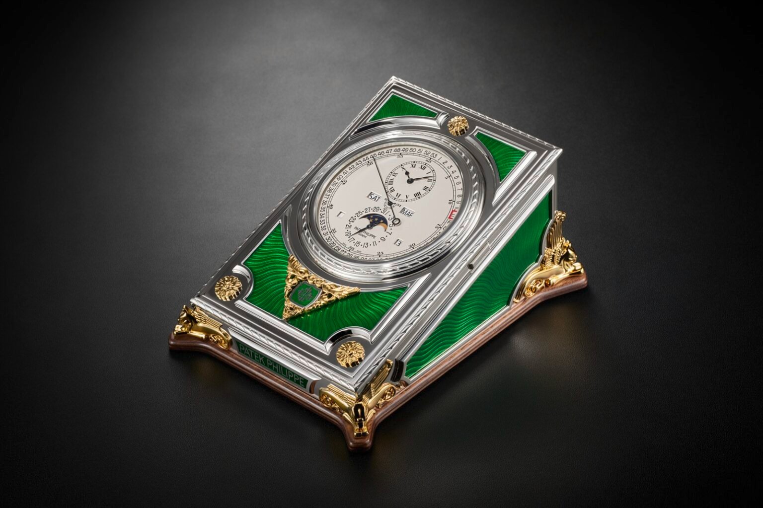 New: The Patek Philippe Desk Clock Ref. 27000M-001