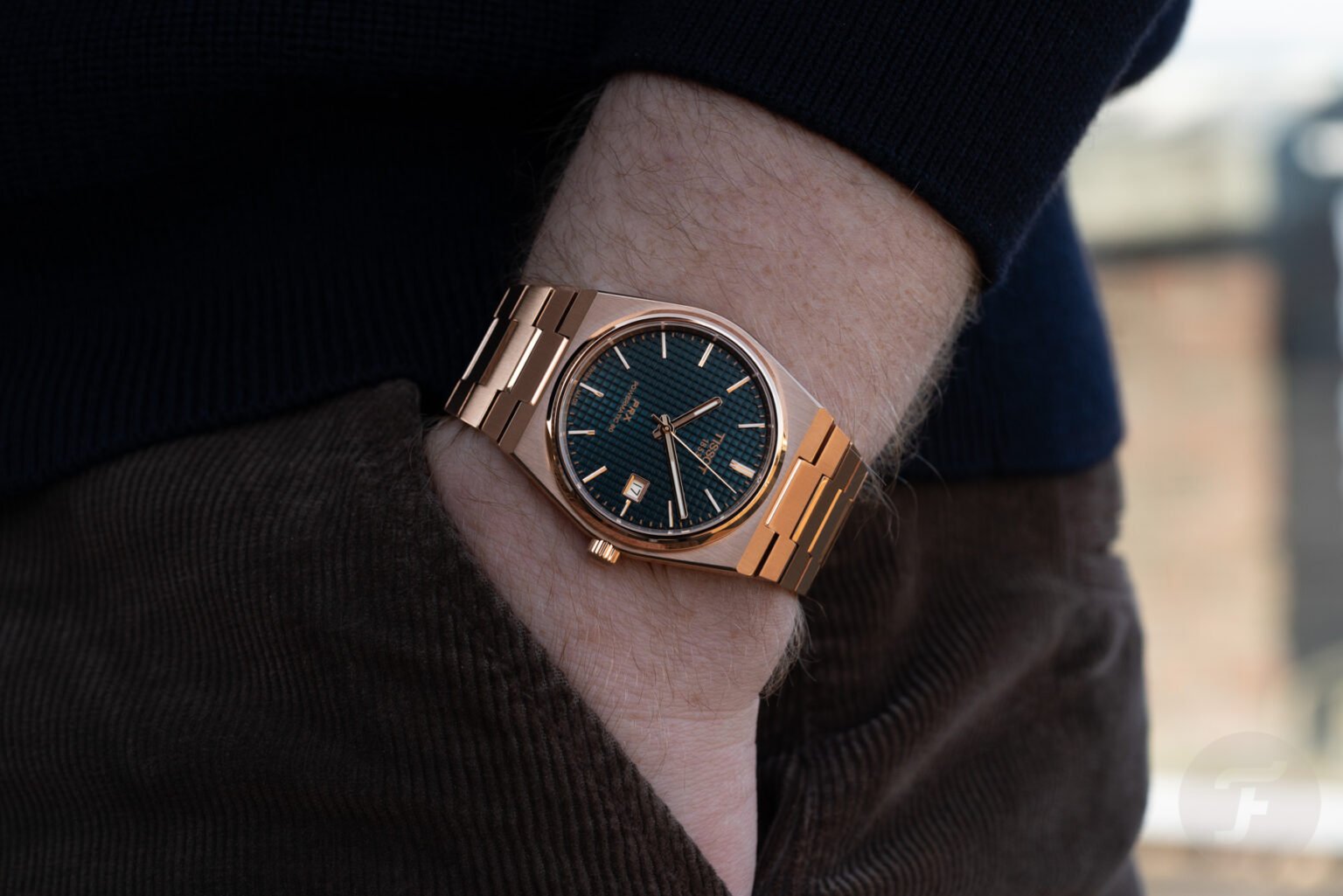 Hands-On: Tissot PRX Powermatic 80 40mm In Rose Tone & Blue