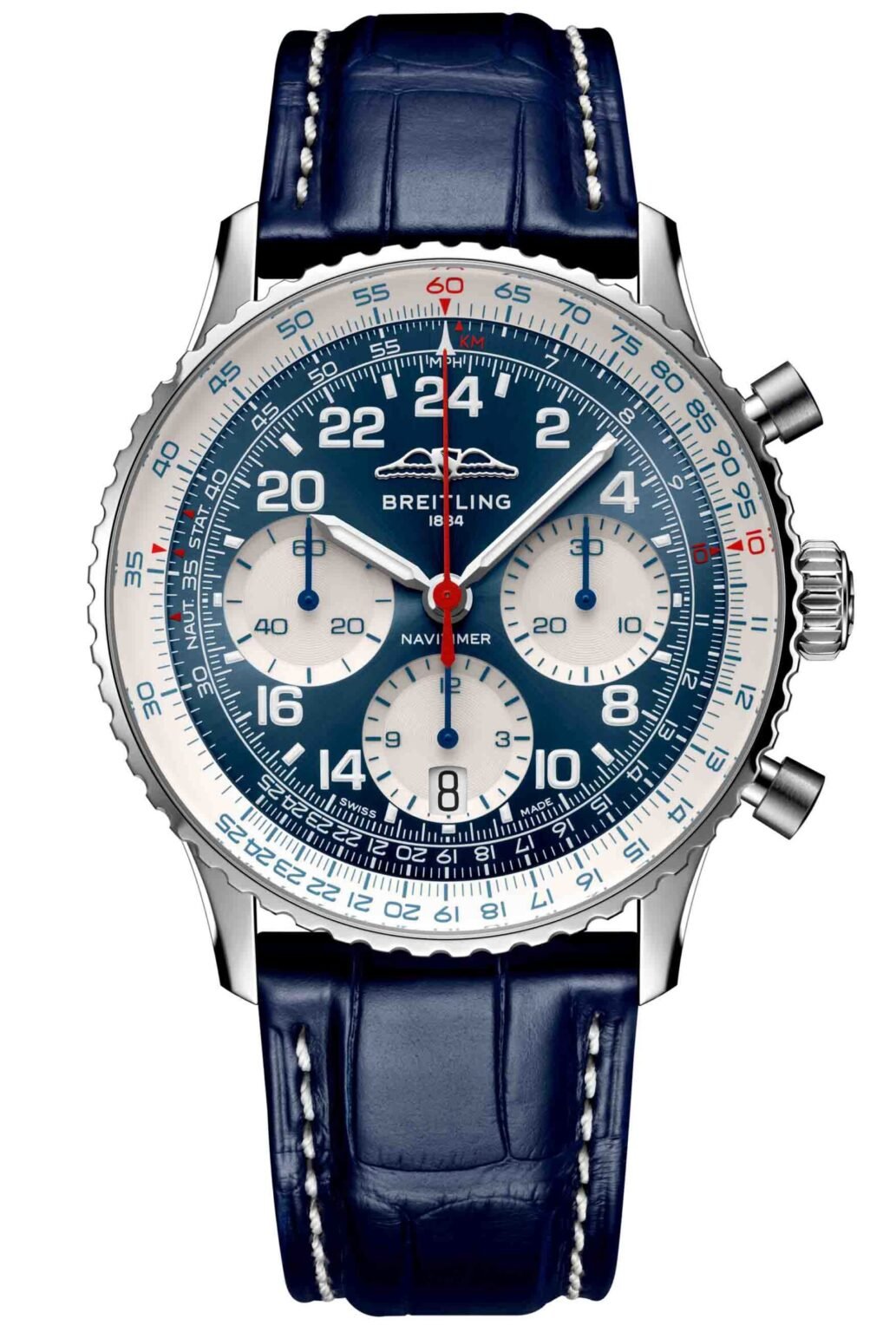 New: Breitling Navitimer B02 Cosmonaute In Platinum
