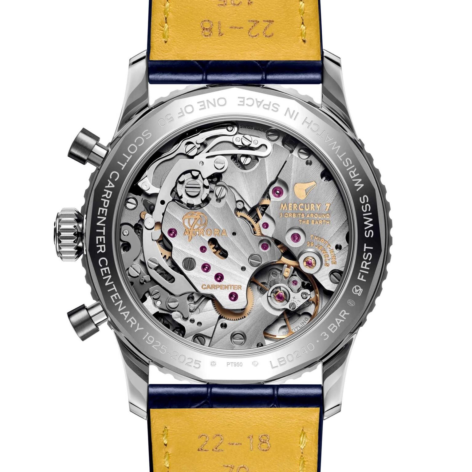New: Breitling Navitimer B02 Cosmonaute In Platinum