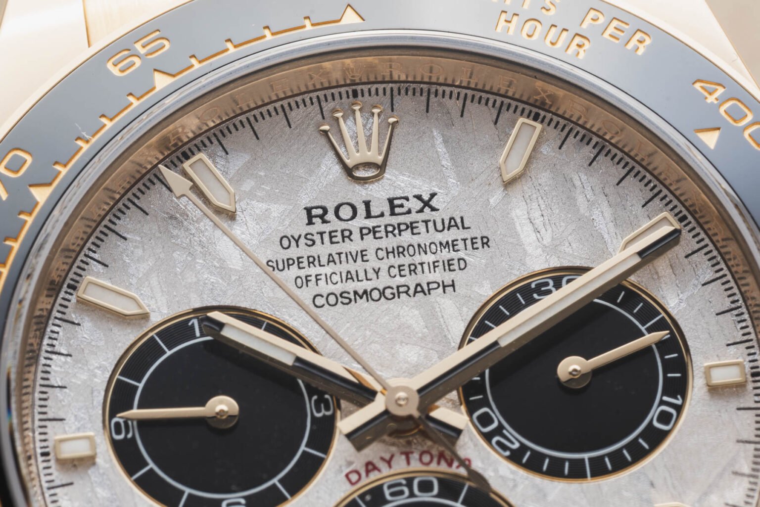 Rolex Introduces Three New Daytona Watches With Meteorite Dials