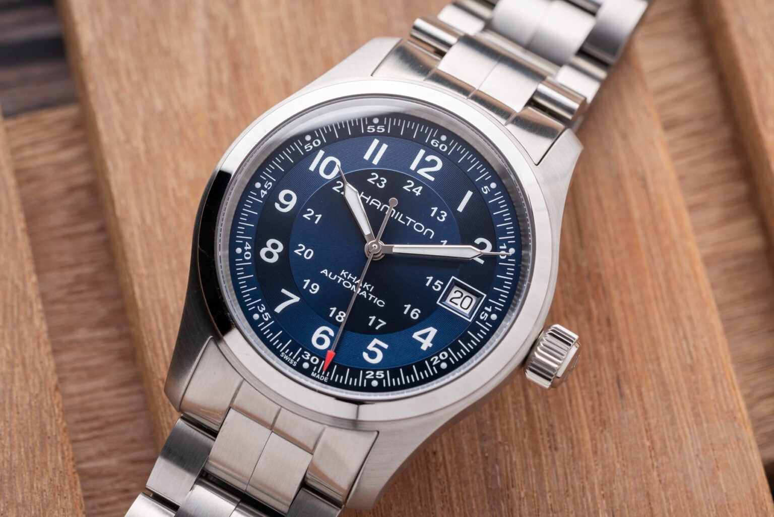 Hands-On: Hamilton Khaki Field Auto 38mm In Green And Blue