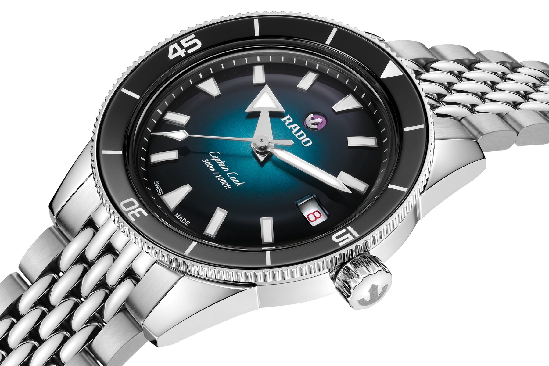 Two New 39mm Rado Captain Cook Models With A Holiday Vibe