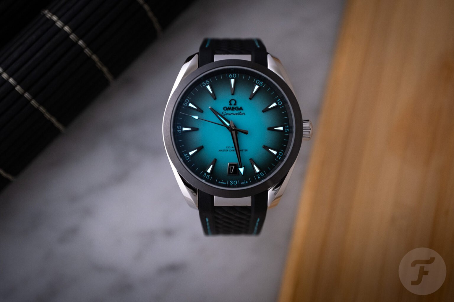 【F】 New Omega Seamaster Aqua Terra Turquoise