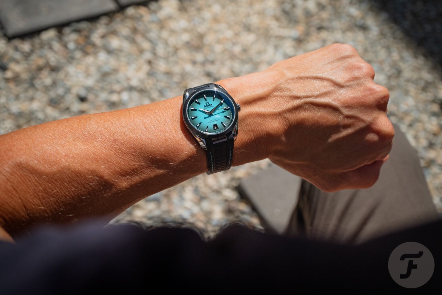 【F】 New Omega Seamaster Aqua Terra Turquoise