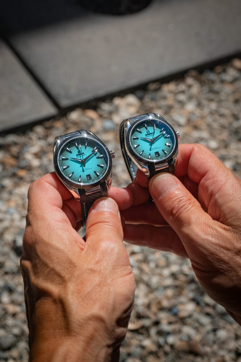 【F】 New Omega Seamaster Aqua Terra Turquoise