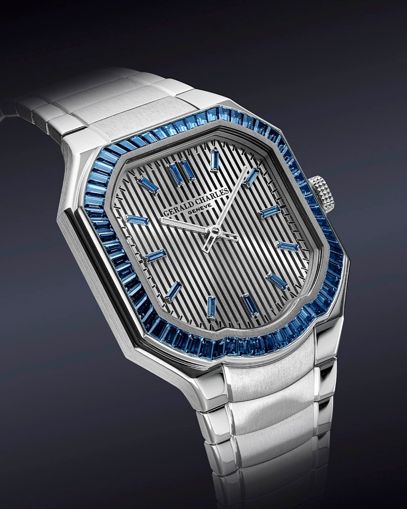 【F】 Introducing: The Gerald Charles Masterlink Gem-Set