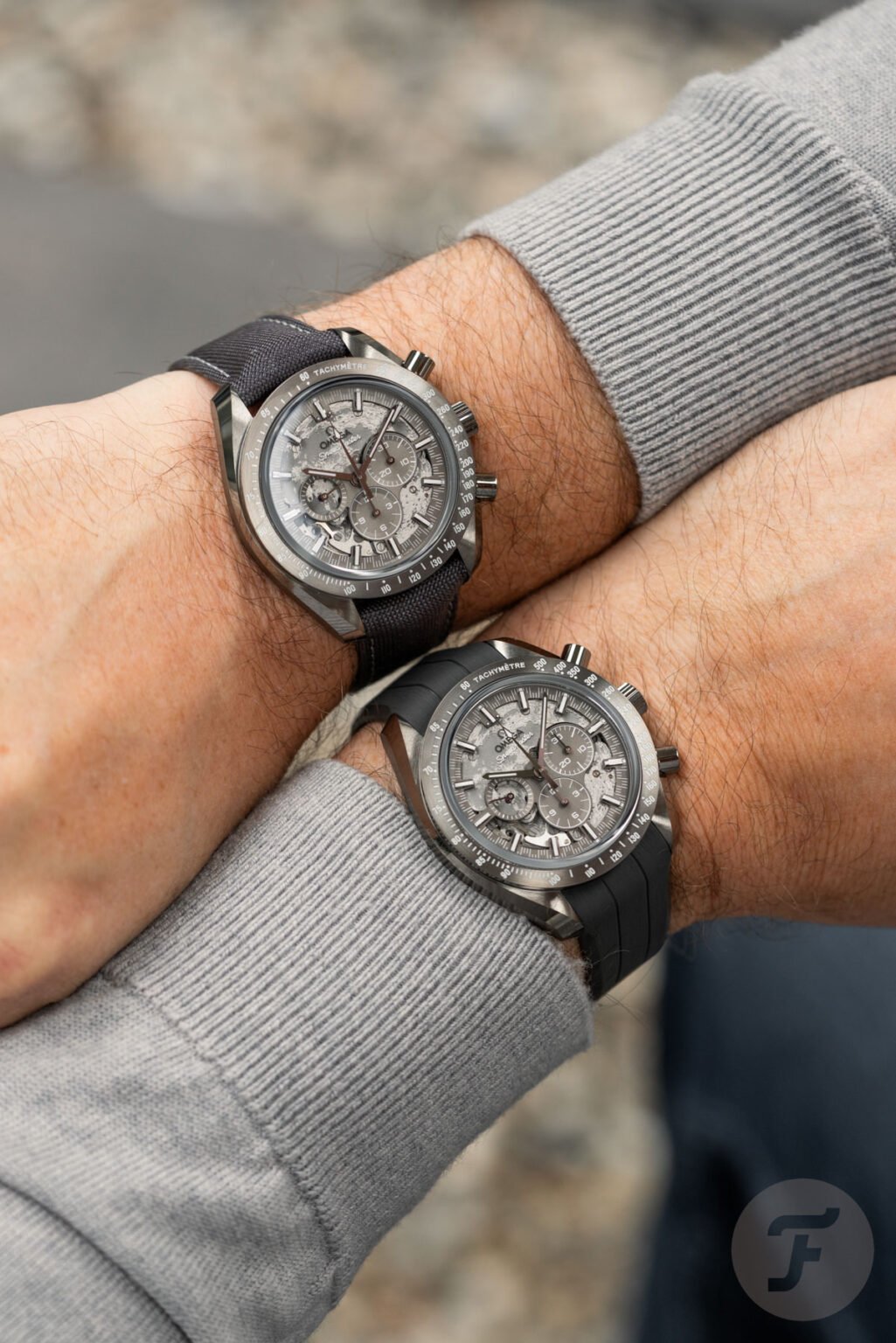 Hands-On: The New Omega Speedmaster Grey Side Of The Moon
