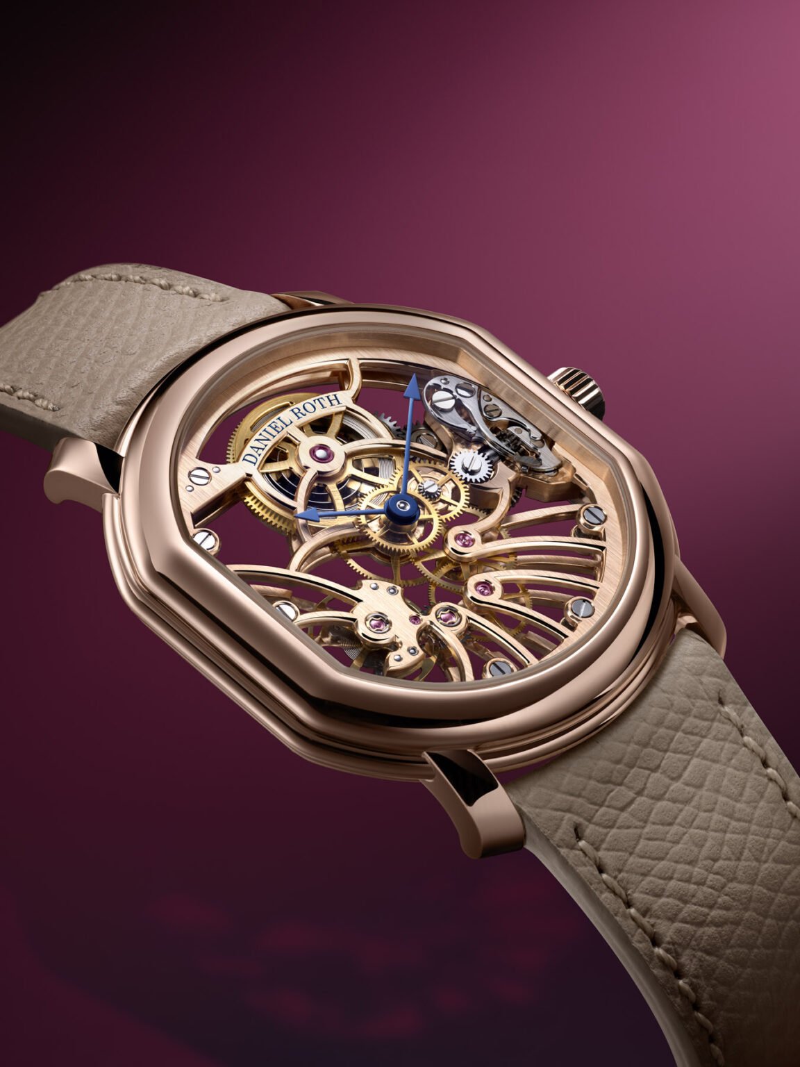 New: Daniel Roth Extra Plat Rose Gold Skeleton Ref. DBBD02A1
