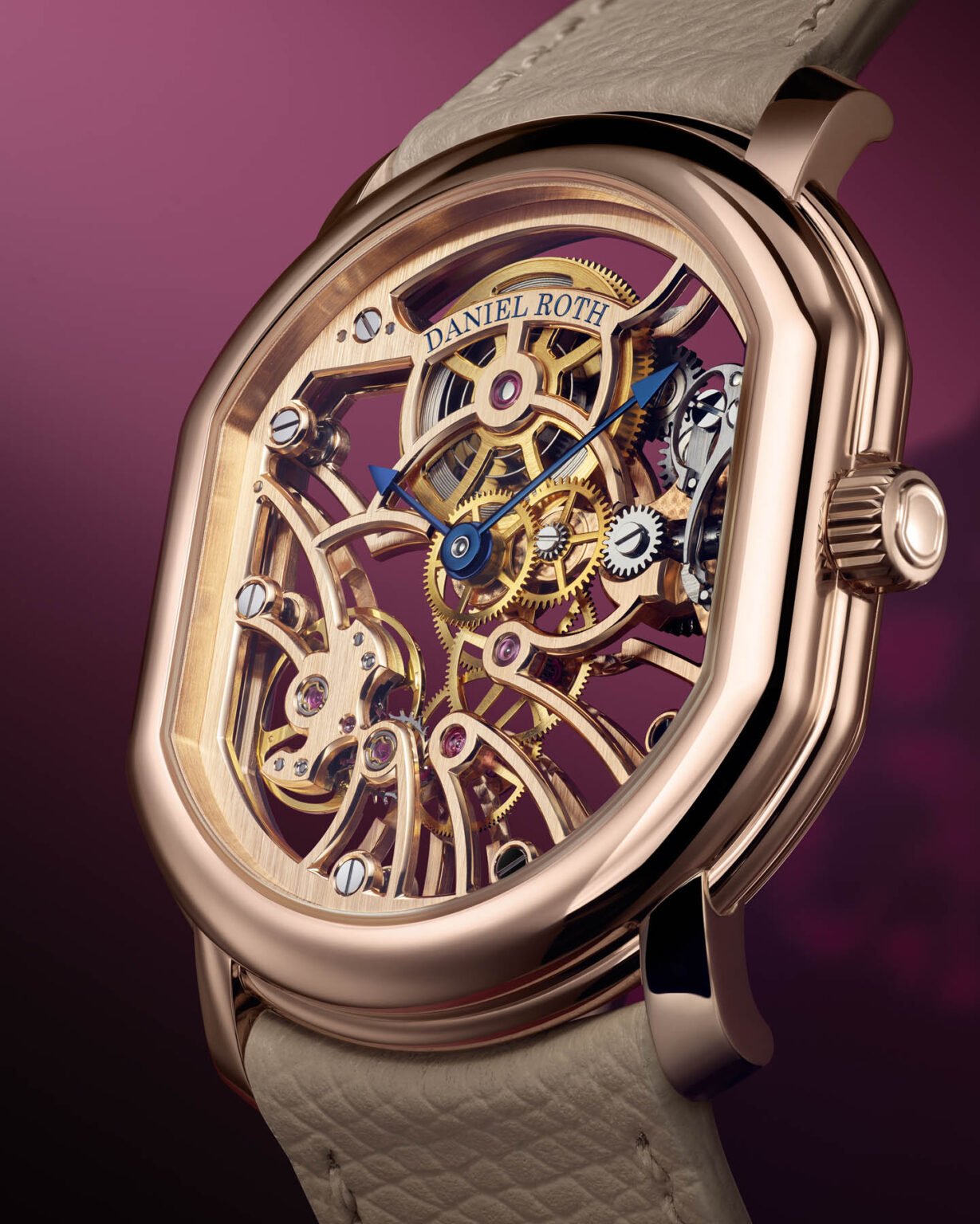 New: Daniel Roth Extra Plat Rose Gold Skeleton Ref. DBBD02A1