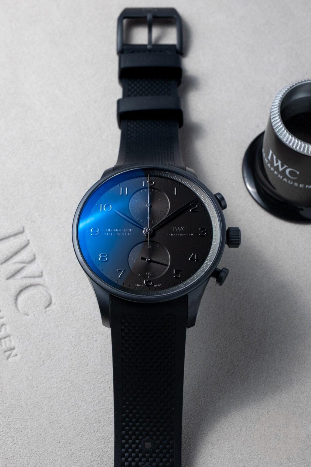 【F】 New: The IWC Portugieser Chronograph In Ceratanium