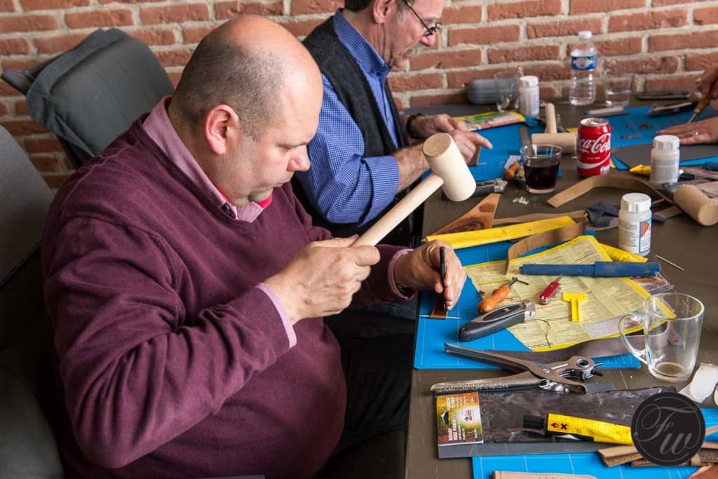 Strap maker workshop by Olaf Lugten from DStrap.com