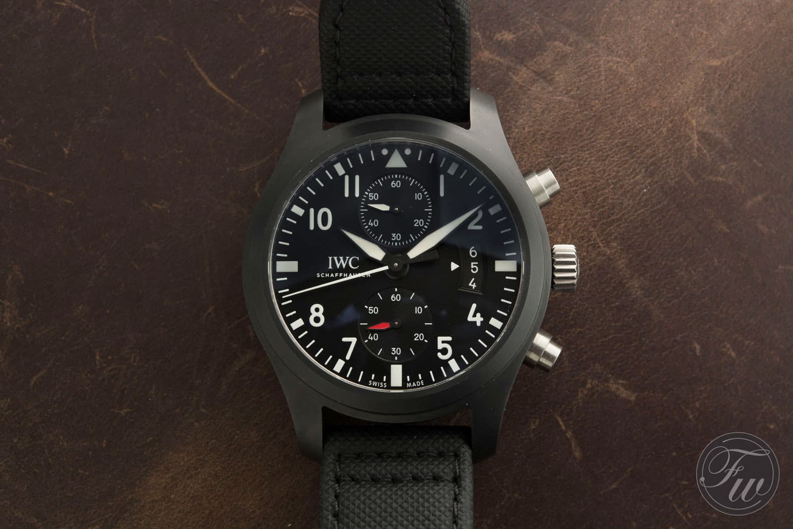 Hands-On IWC Pilot Chronograph Top Gun Review