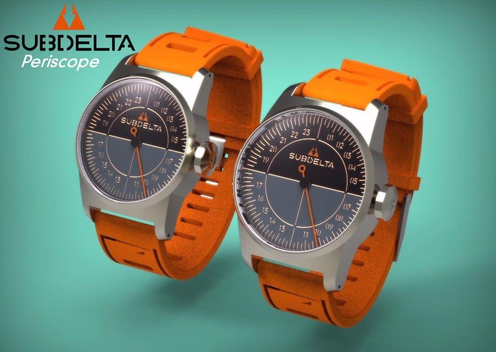 One-Hand SUBDELTA Watches - Crowdfunding Starts Now