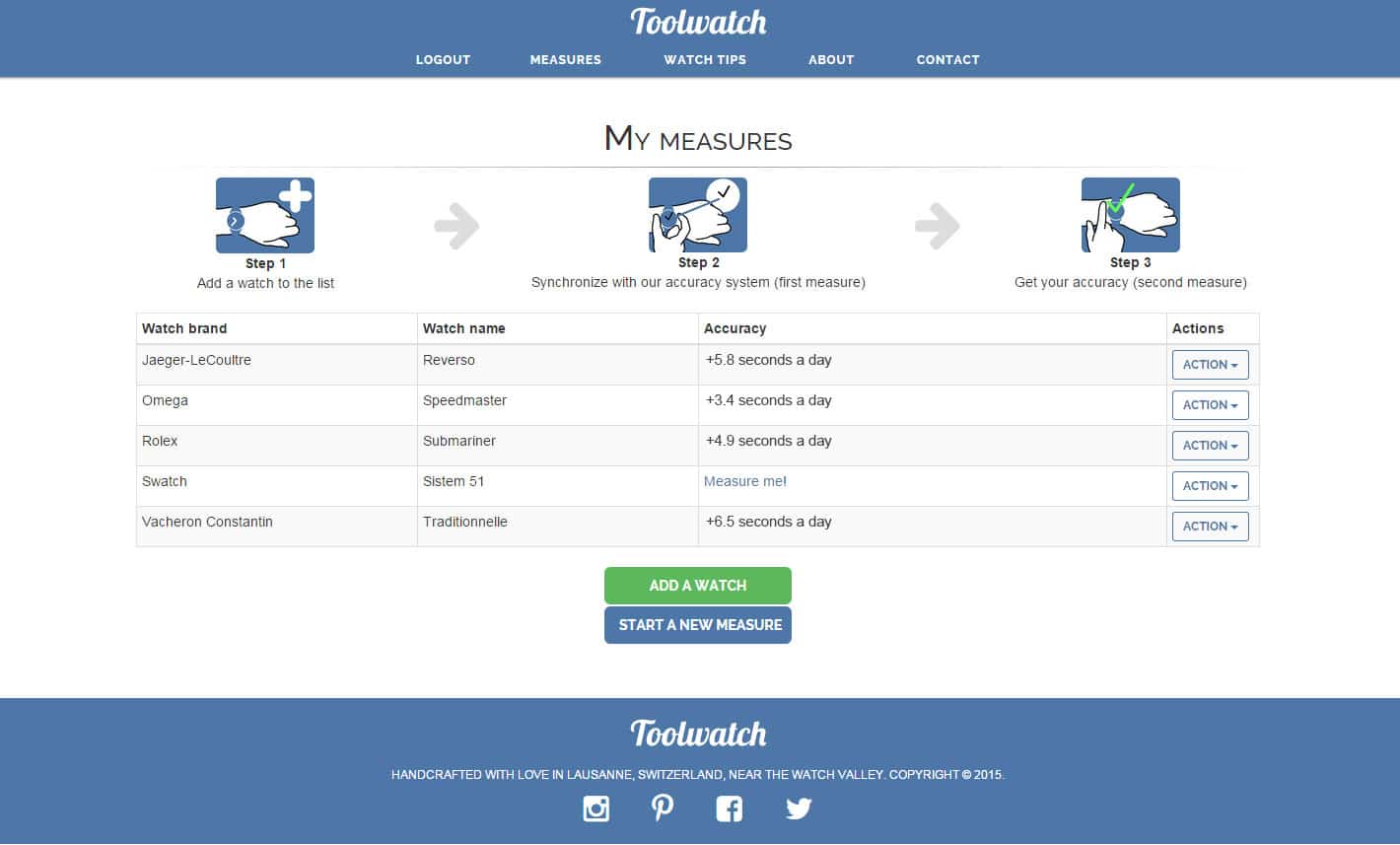 Toolwatch - Measure The Accuracy Of Your Watch